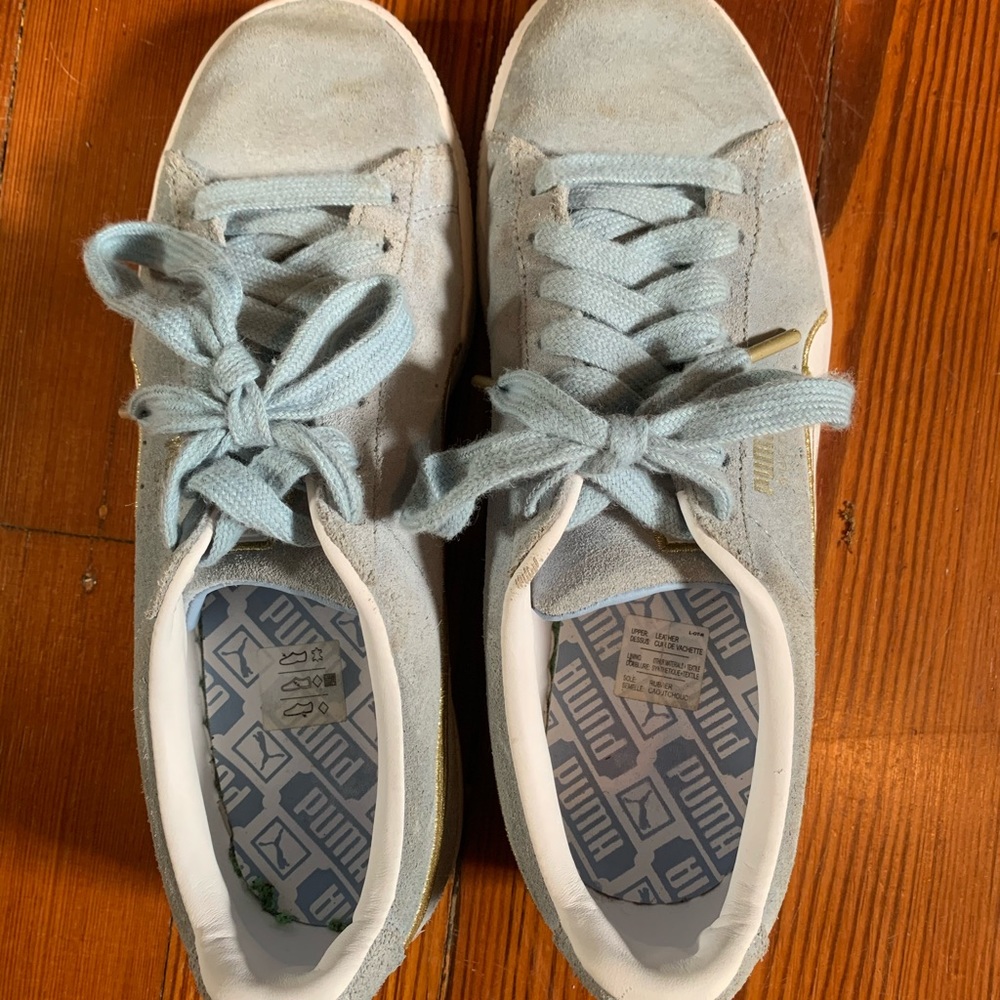 Puma Suede Light Blue Sneaker - Gem